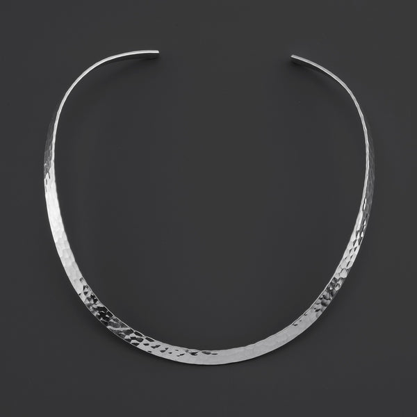 Pure silver choker necklace store